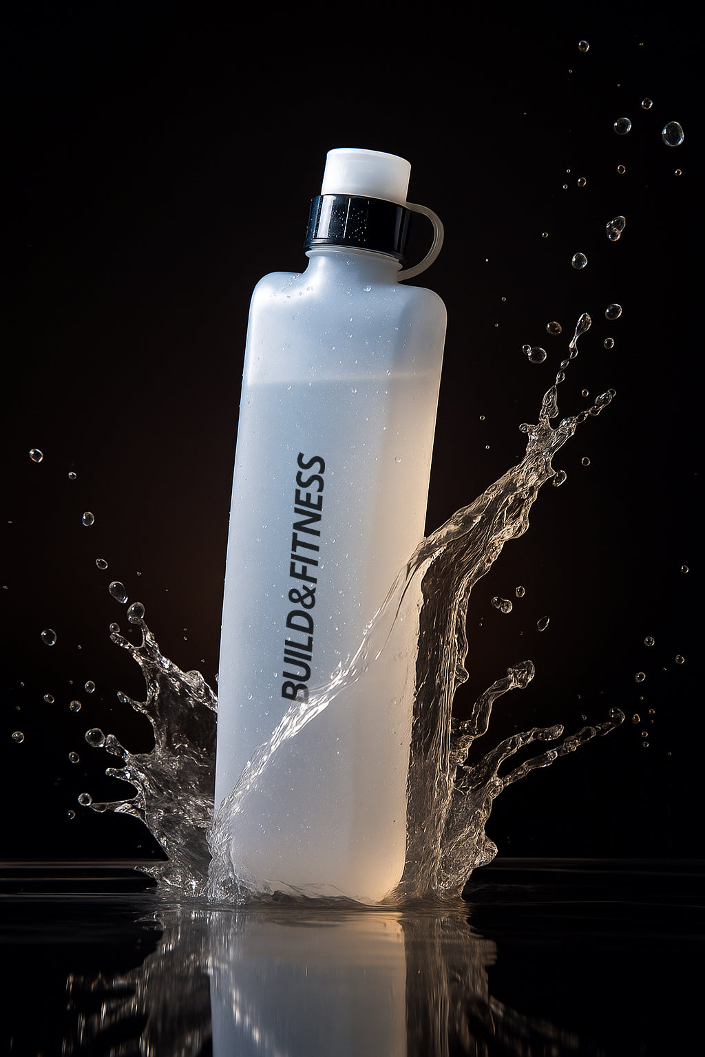 Curved Water Bottle – Build & Fitness®